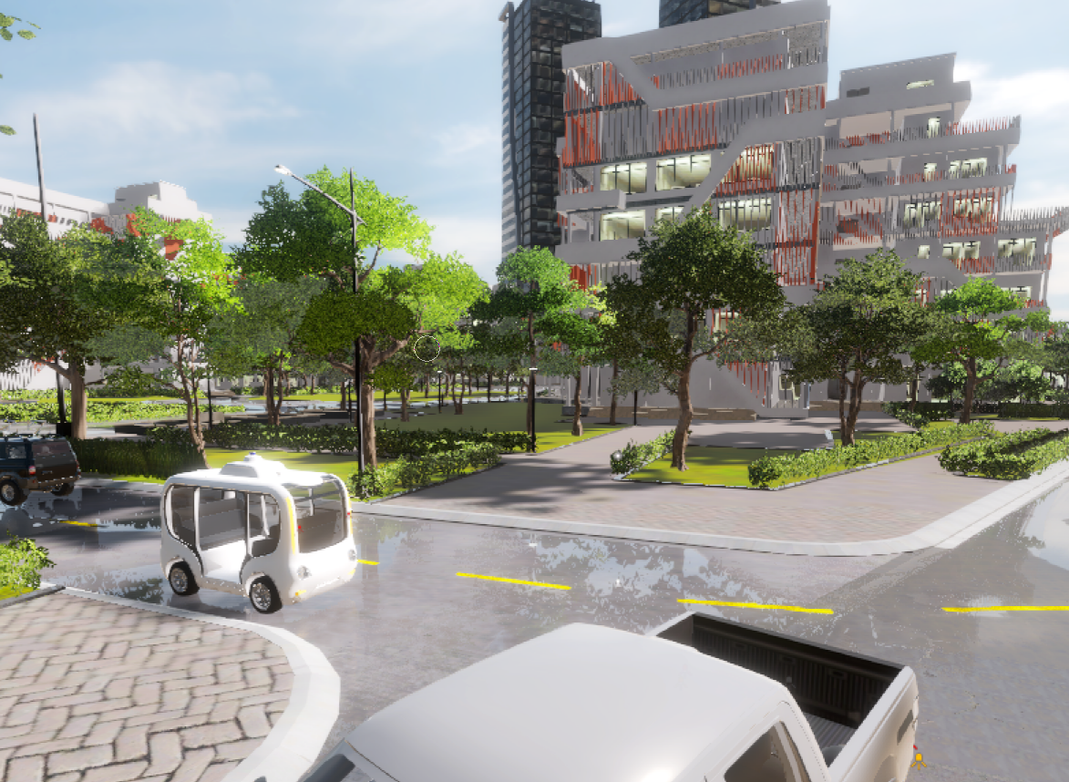 Realistic Traffic Environment Simulation